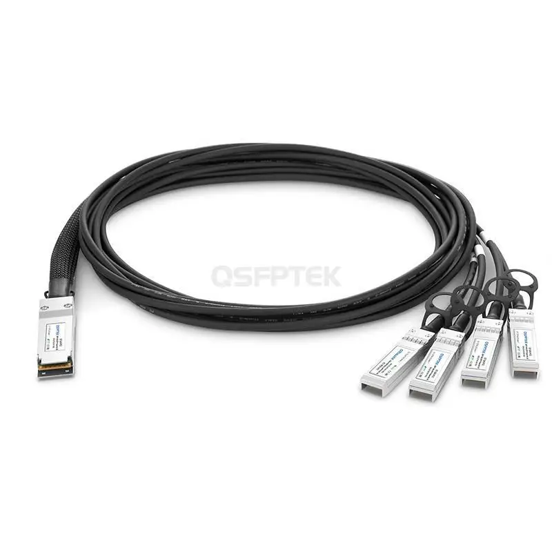 Cisco QSFP-4SFP10G-CU5M 40G QSFP+ to 4x10G SFP+ DAC Breakout Cable - QSFPTEK