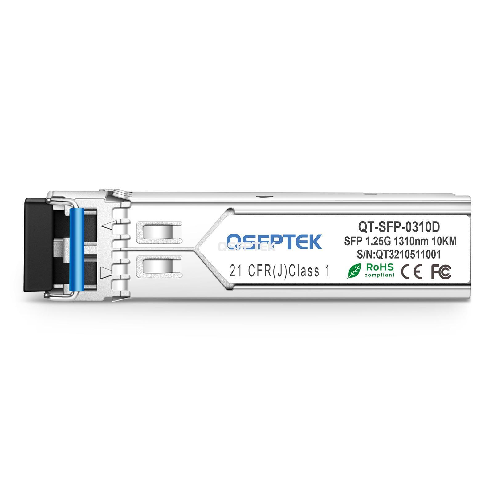 Cisco GLC-LX-SM-RGD Compatible 1000BASE-LX/LH SFP 10km Transceiver - QSFPTEK