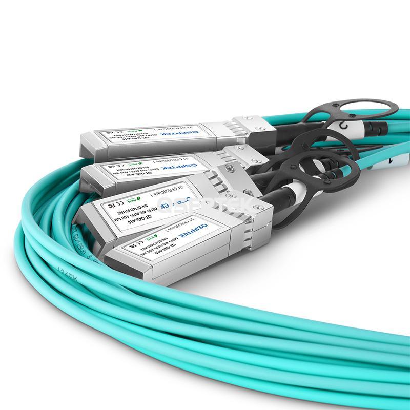 Juniper JNP-QSFP-AOCBO-7M Compatible 40G QSFP+ to SFP+ AOC Breakout Cable - QSFPTEK