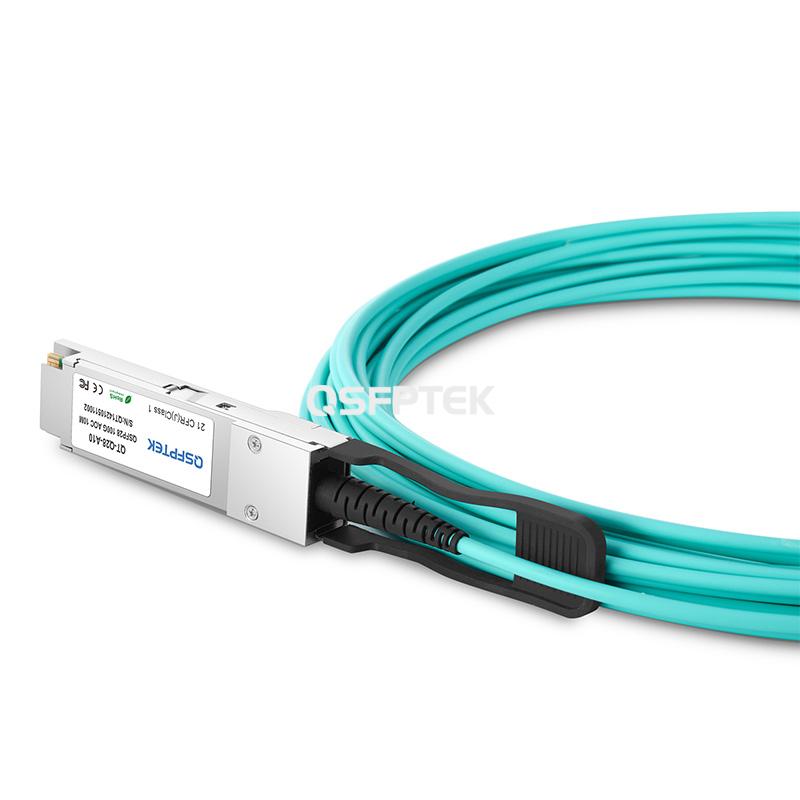 Cisco QSFP-100G-AOC1M Compatible 100G QSFP28 Active Optical Cable (AOC ...