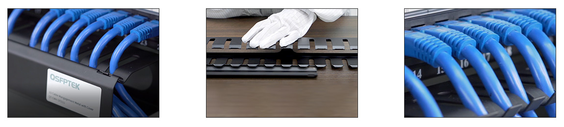 0U and 1U Cable Management for Data Center Rack Cabling - QSFPTEK Blog