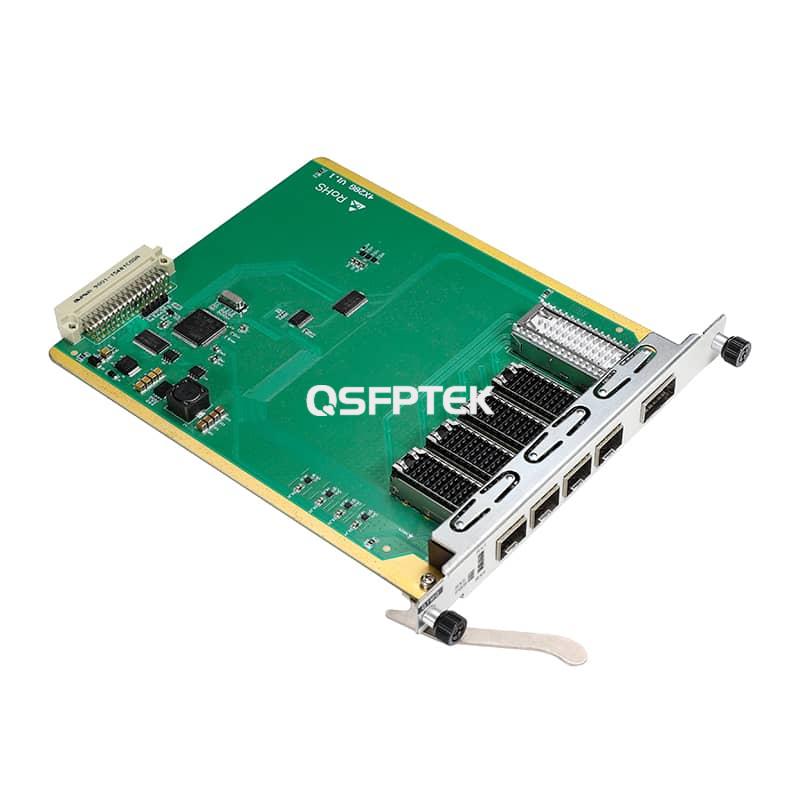 40G/100G OTN Muxponder, 4x SFP+/SFP28 to 1x QSFP+/QSFP28