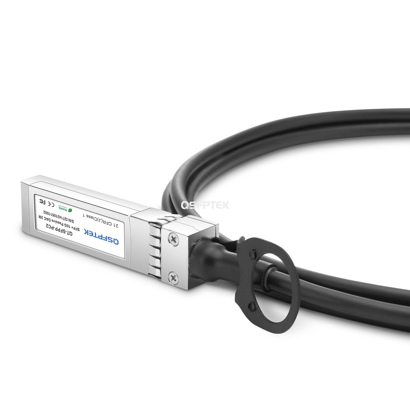 1M HPE Aruba J9281D SFP+ Passive DAC Twinax Cable - QSFPTEK