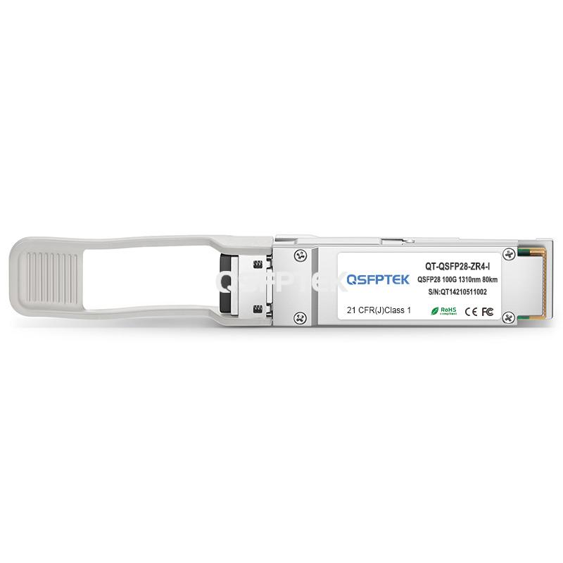 QSFP-100G-ZR4-I Generic Compatible 100GBASE-ZR4 Industrial 80km QSFP28 ...