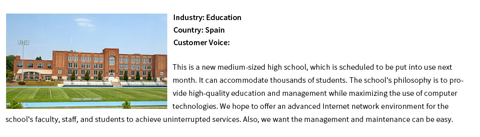 New High School Campus Successfully Built Three-Tier Architecture ...