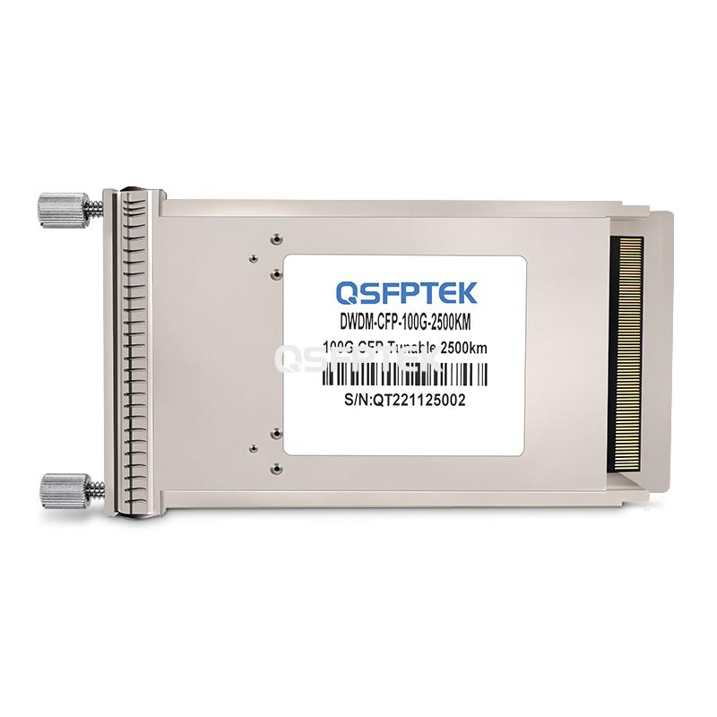 Generic Compatible 100G DWDM Tunable CFP DCO 2500km DOM Duplex LC SMF Transceiver Module