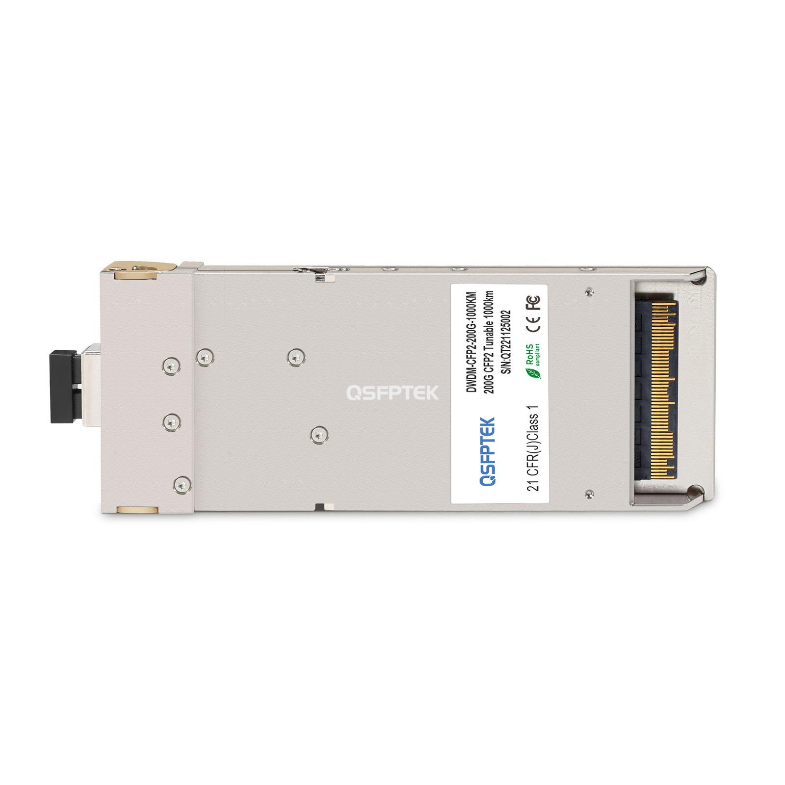 Generic Compatible 200G DWDM Tunable CFP2 DCO 1000km DOM Duplex LC SMF ...