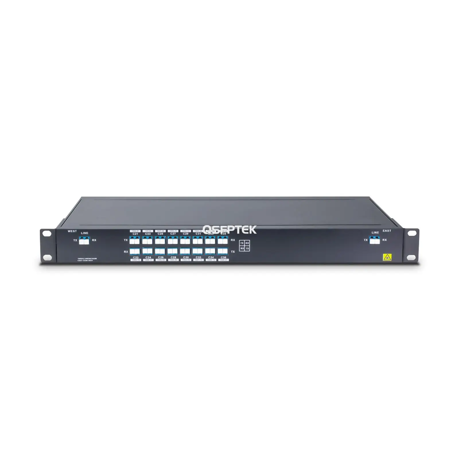 16CH C29-36 Dual Fiber Unidirectional DWDM OADM MUX DEMUX -QSFPTEK