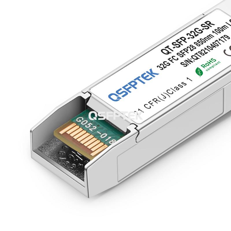 Cisco Compatible DS-SFP-FC32G-SW 32G Fibre Channel SFP28 Transceiver Module- QSFPTEK