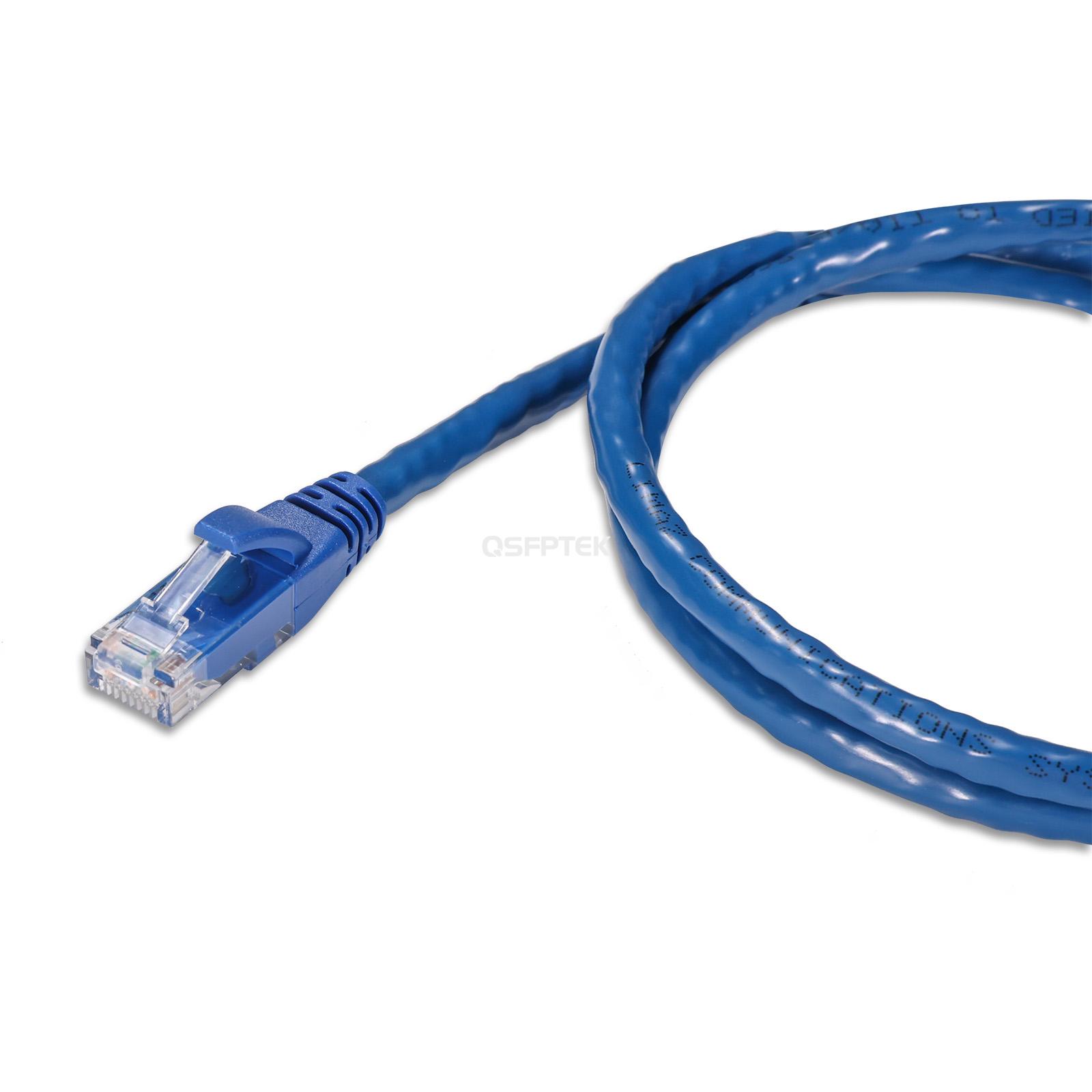 1ft (0.3m) Cat6a Ethernet Network Patch Cable Snagless Unshielded (UTP ...