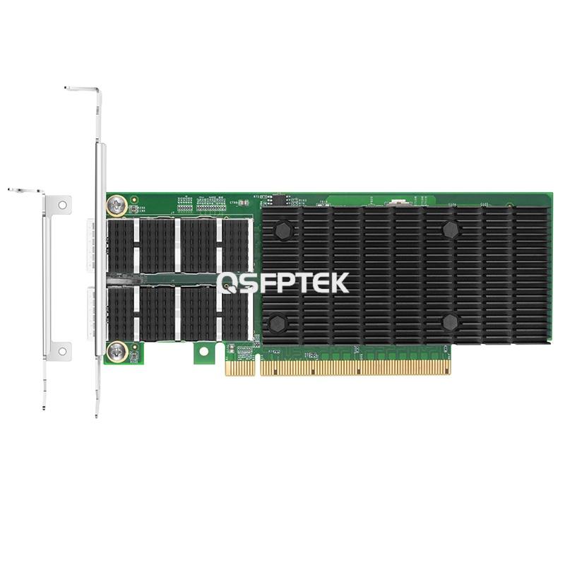 100G Dual Port QSFP28 Intel E810-CAM2 Based Ethernet Network Interface Card