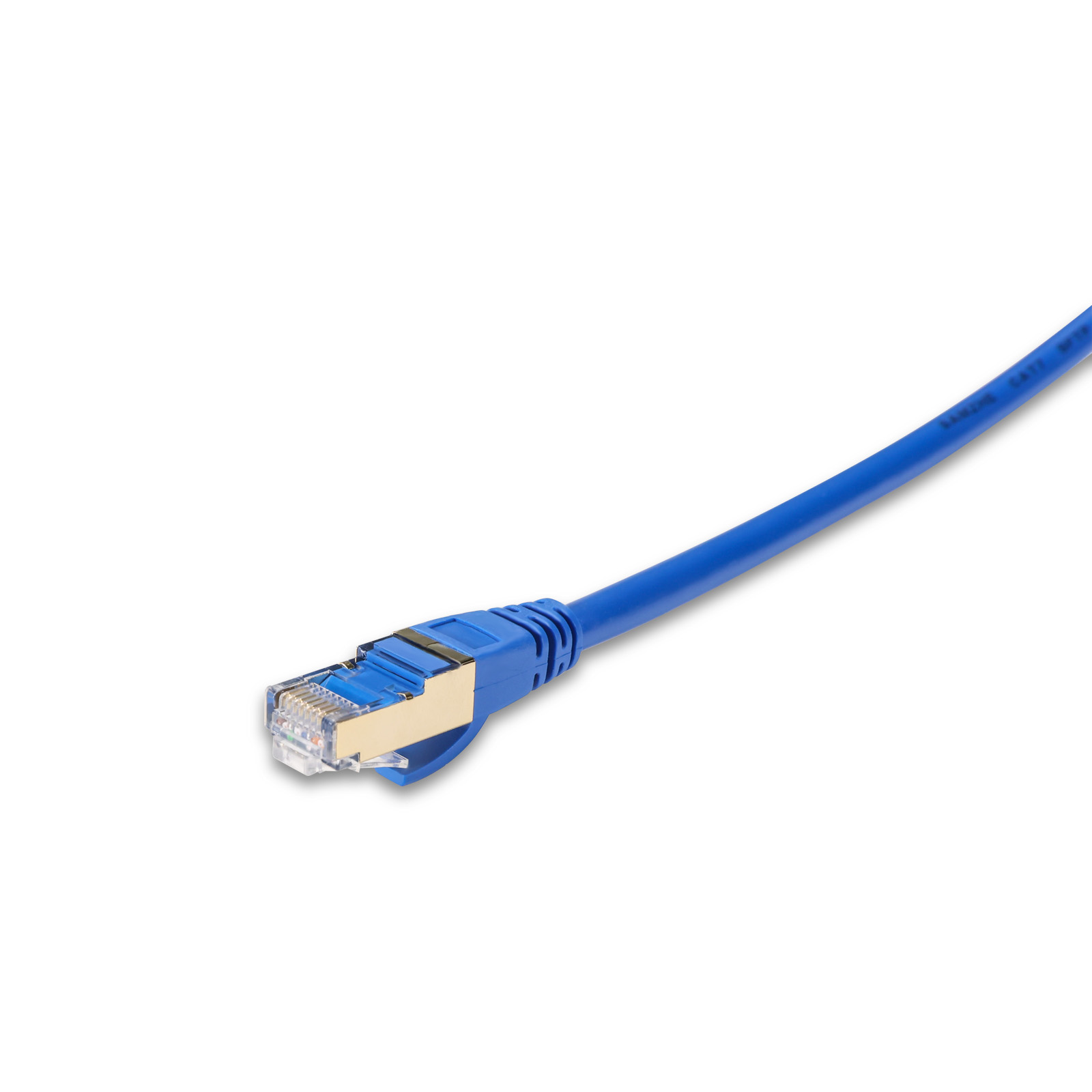 10ft (3m) Blue Cat7 Snagless Shielded (SFTP) Ethernet Network Patch ...