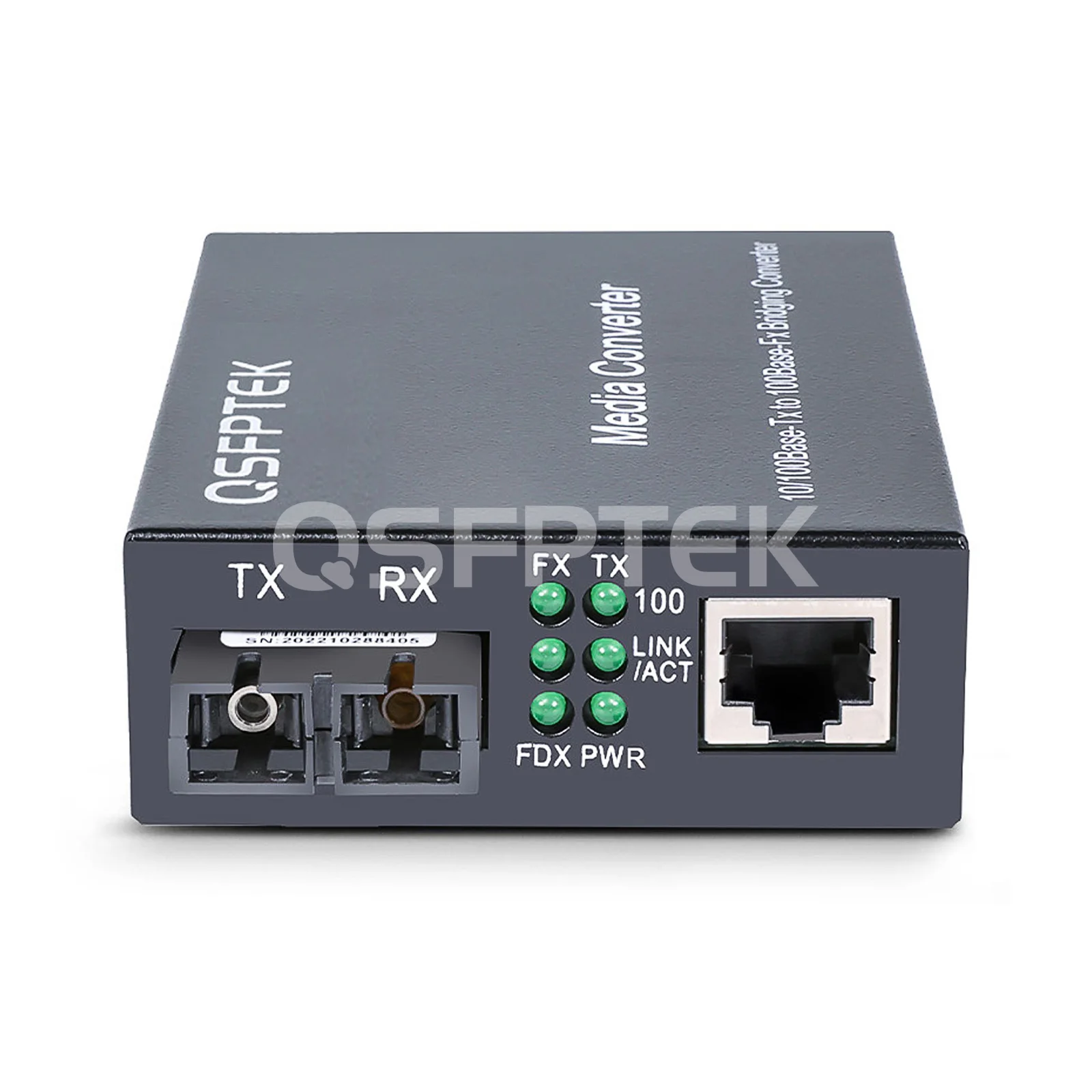 10/100/1000Base-Tx to 1000Base-LX Gigabit Ethernet Media Converter Single Mode 40Km, AC 100V ...