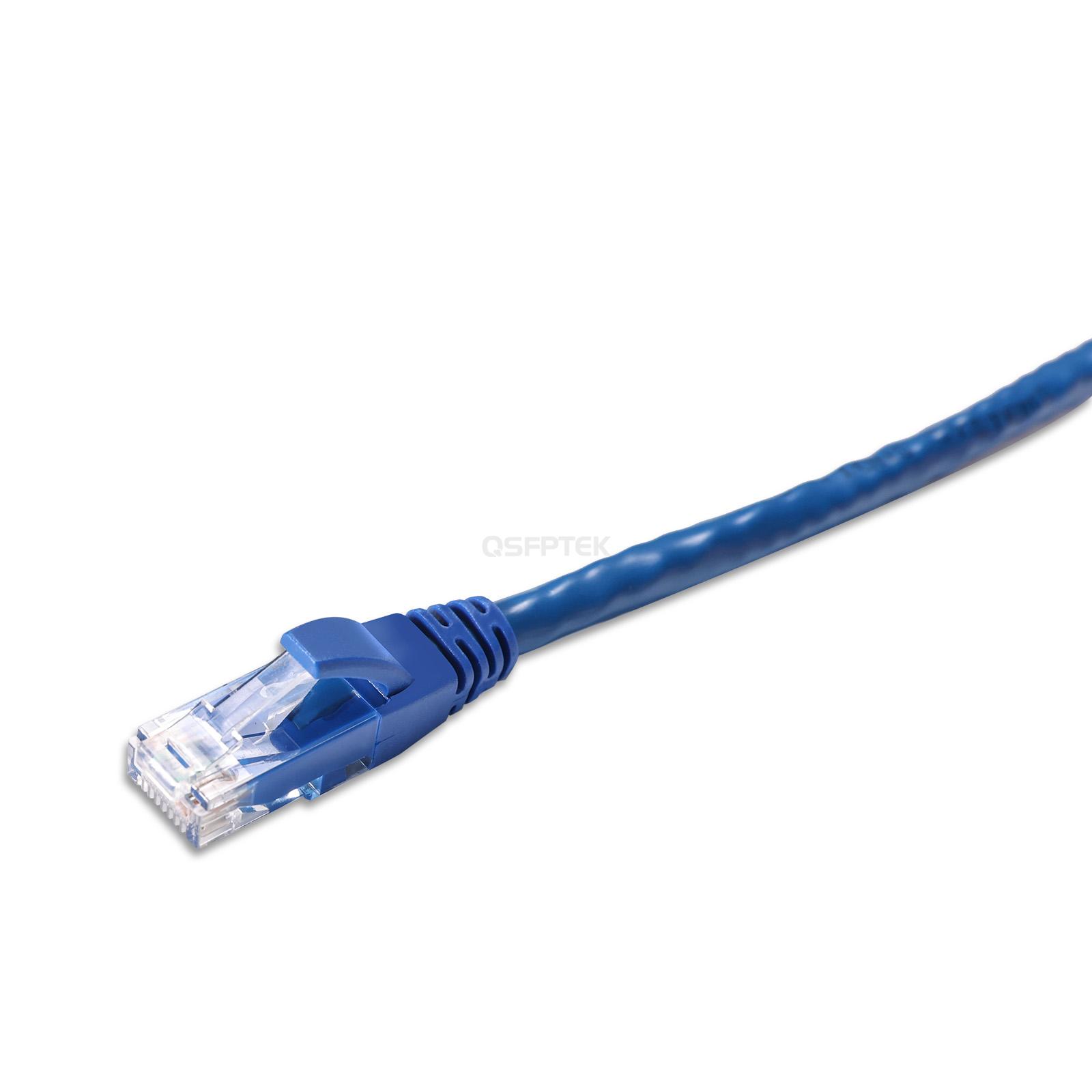 1.5ft (0.45m) Cat6a Ethernet Network Patch Cable Snagless Unshielded ...