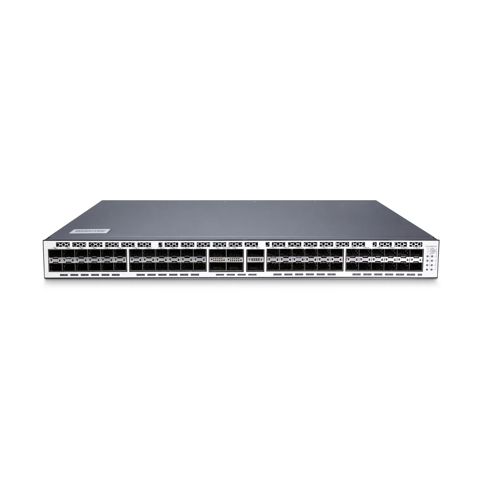 48-Port 10G Ethernet L3 Stackable Fiber Switch with 2x 40G QSFP+ Ports ...