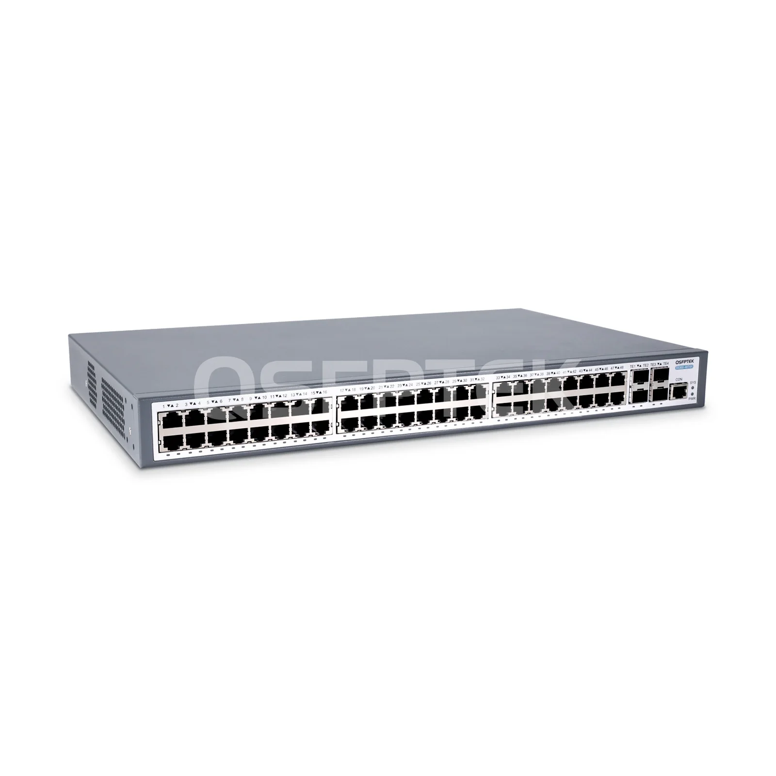 48-Port Gigabit Ethernet L2+ Aggregation Switch, 48x GE RJ45 Ports with ...