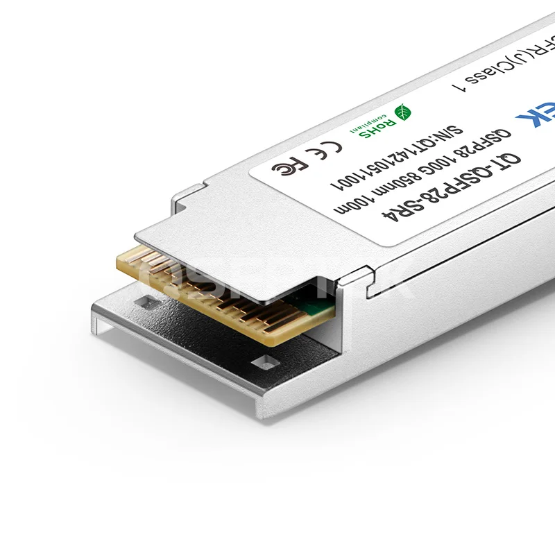 Customized 100GBASE-SR4 QSFP28 850nm 100m Optical Transceiver Module