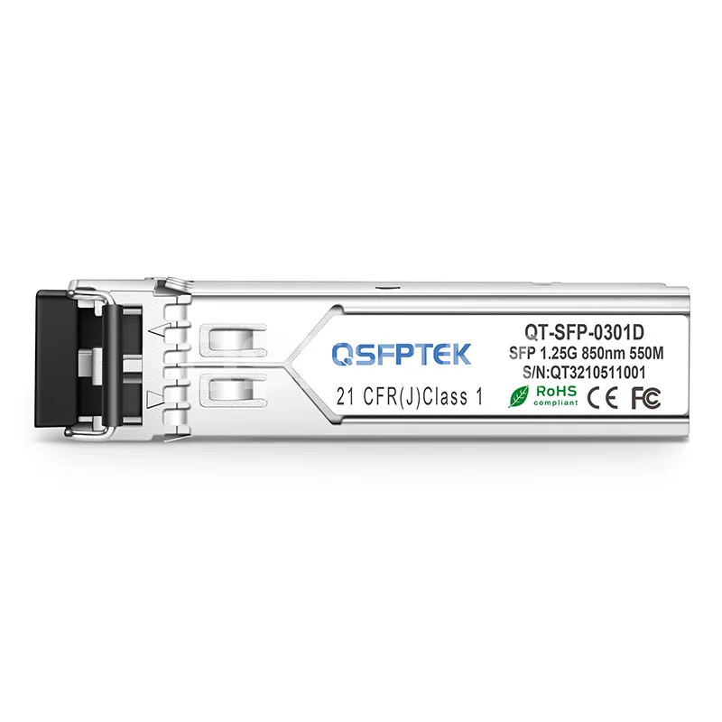 Customized 1000BASE-SX SFP 850nm 550m DOM LC MMF Transceiver Module-QSFPTEK