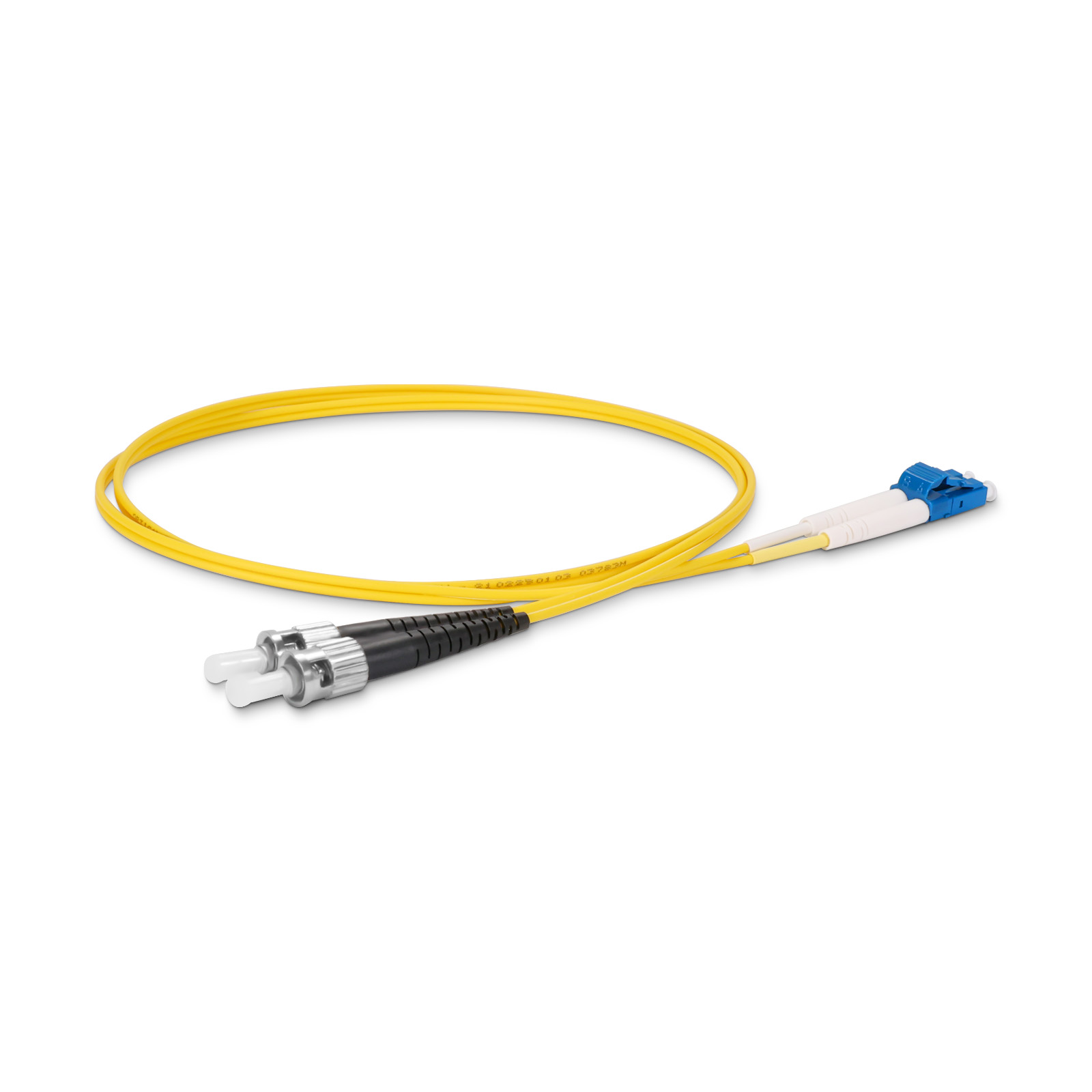 LC UPC to ST UPC Duplex OS2 2.0mm LSZH Fiber Optic Patch Cable 5m