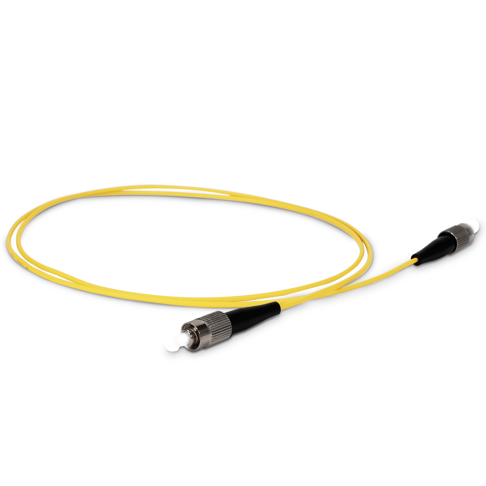 1M FC UPC to FC UPC Simplex OS2 2.0mm PVC Fiber Optic Patch Cable-QSFPTEK
