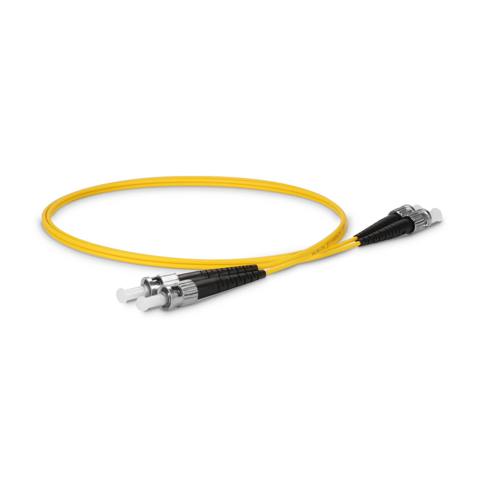 ST UPC to ST UPC Duplex OS2 2.0mm LSZH Fiber Optic Patch Cable 5m
