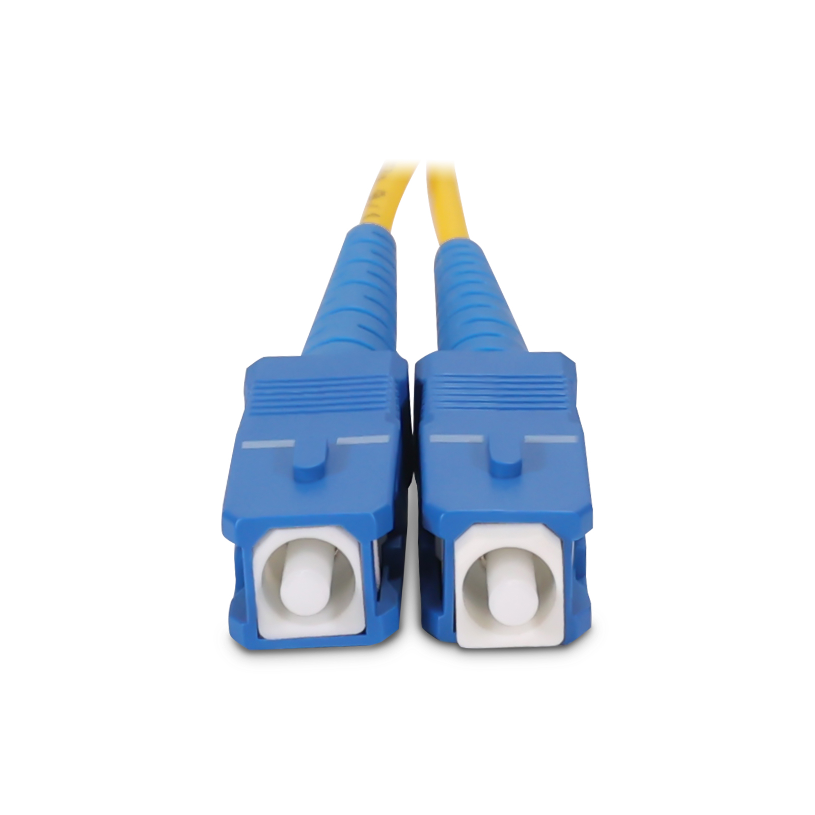 SC UPC to ST UPC Duplex OS2 2.0mm PVC Fiber Optic Patch Cable 8m