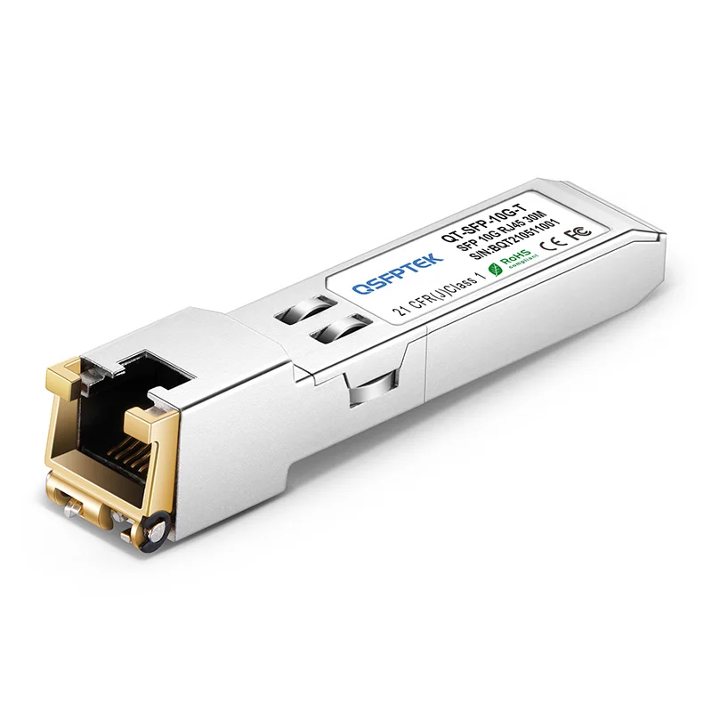 Ubiquiti UACC-CM-RJ45-10G Compatible 10GBASE-T SFP+ Copper RJ-45 30m ...