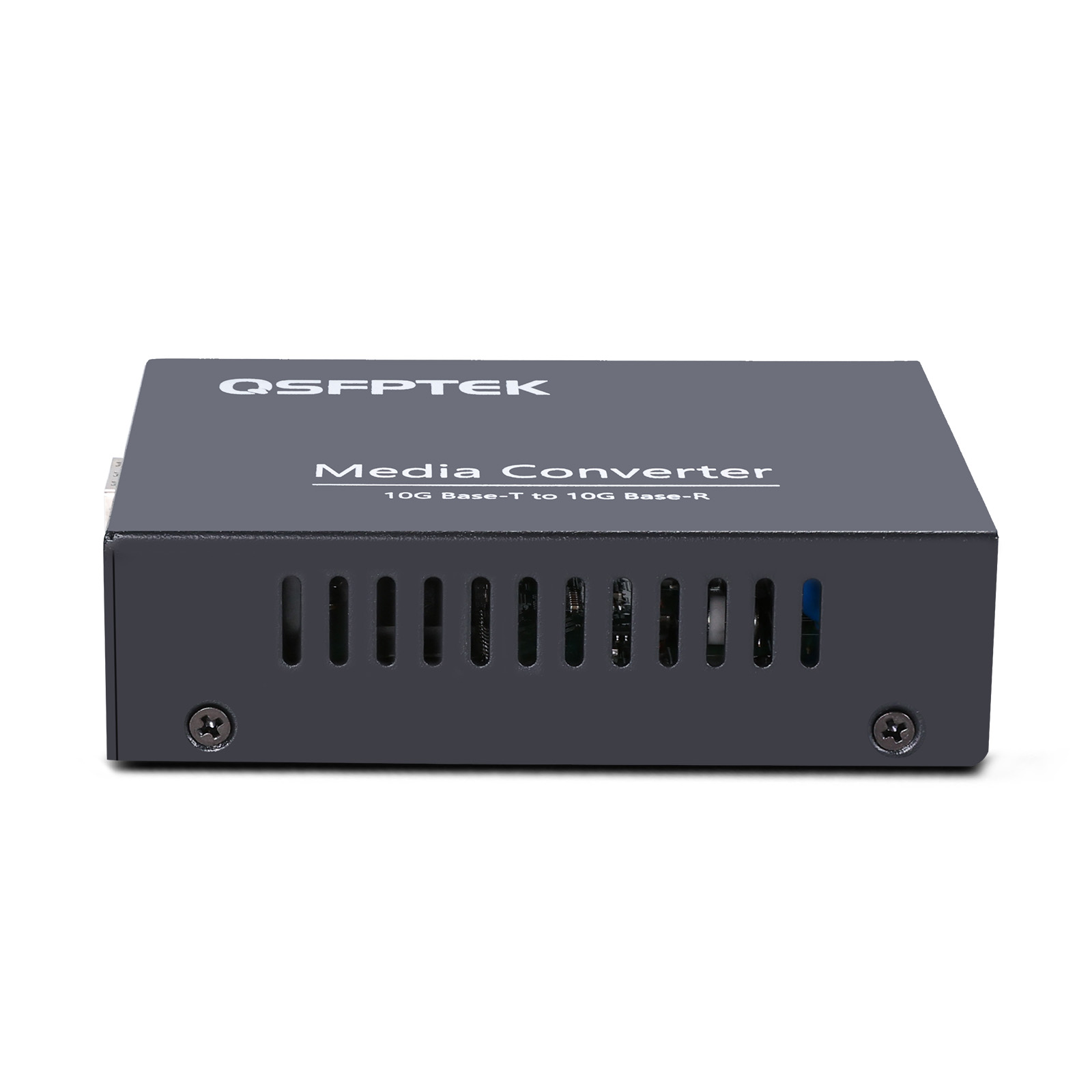 1x 100M/1G/2.5G/5G/10GBase-T RJ45 to 1x 10GBase-X SFP+ Ethernet Media Converter