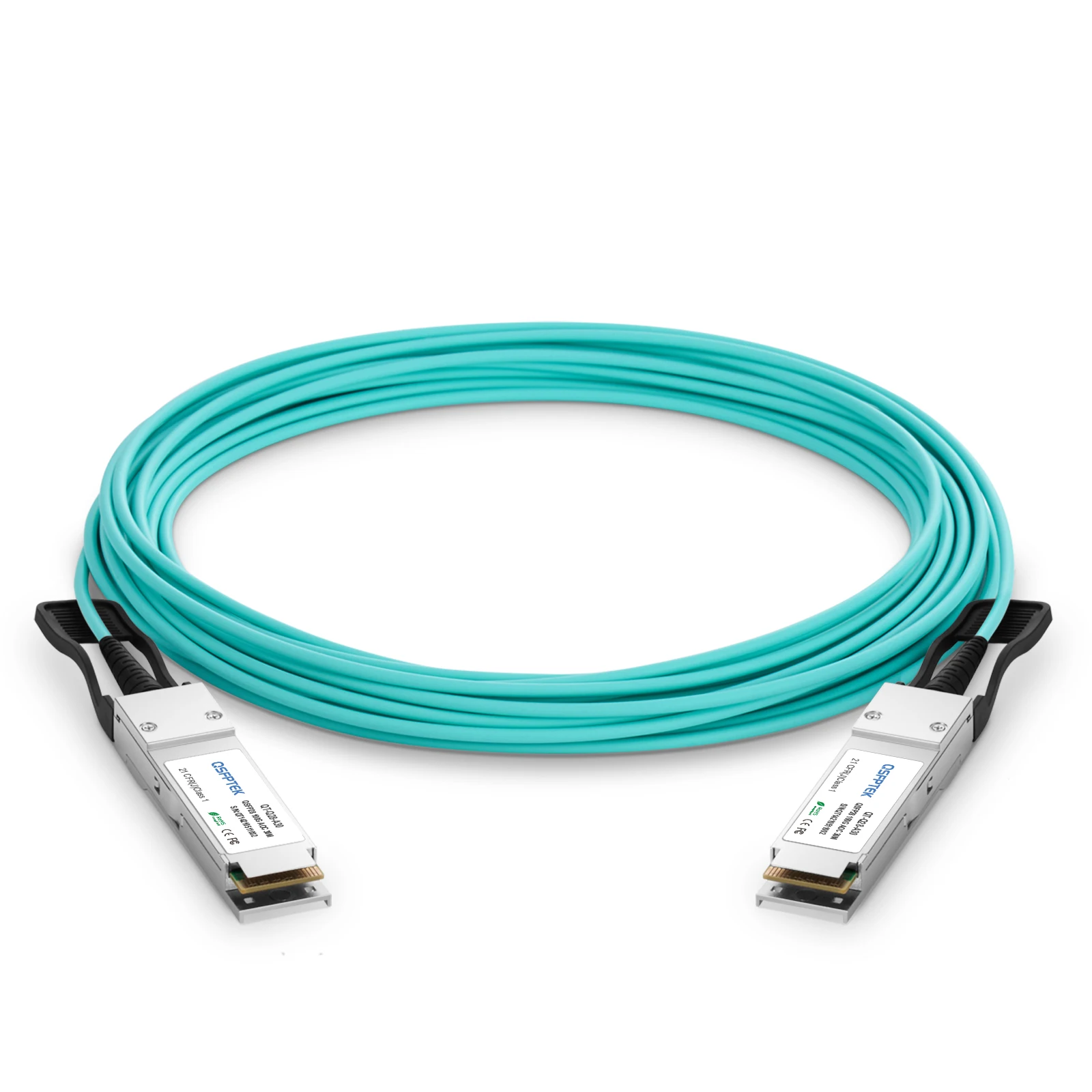 Mellanox MFA1A00-C030 Compatible 100G QSFP28 Active Optical Cable (AOC) - QSFPTEK