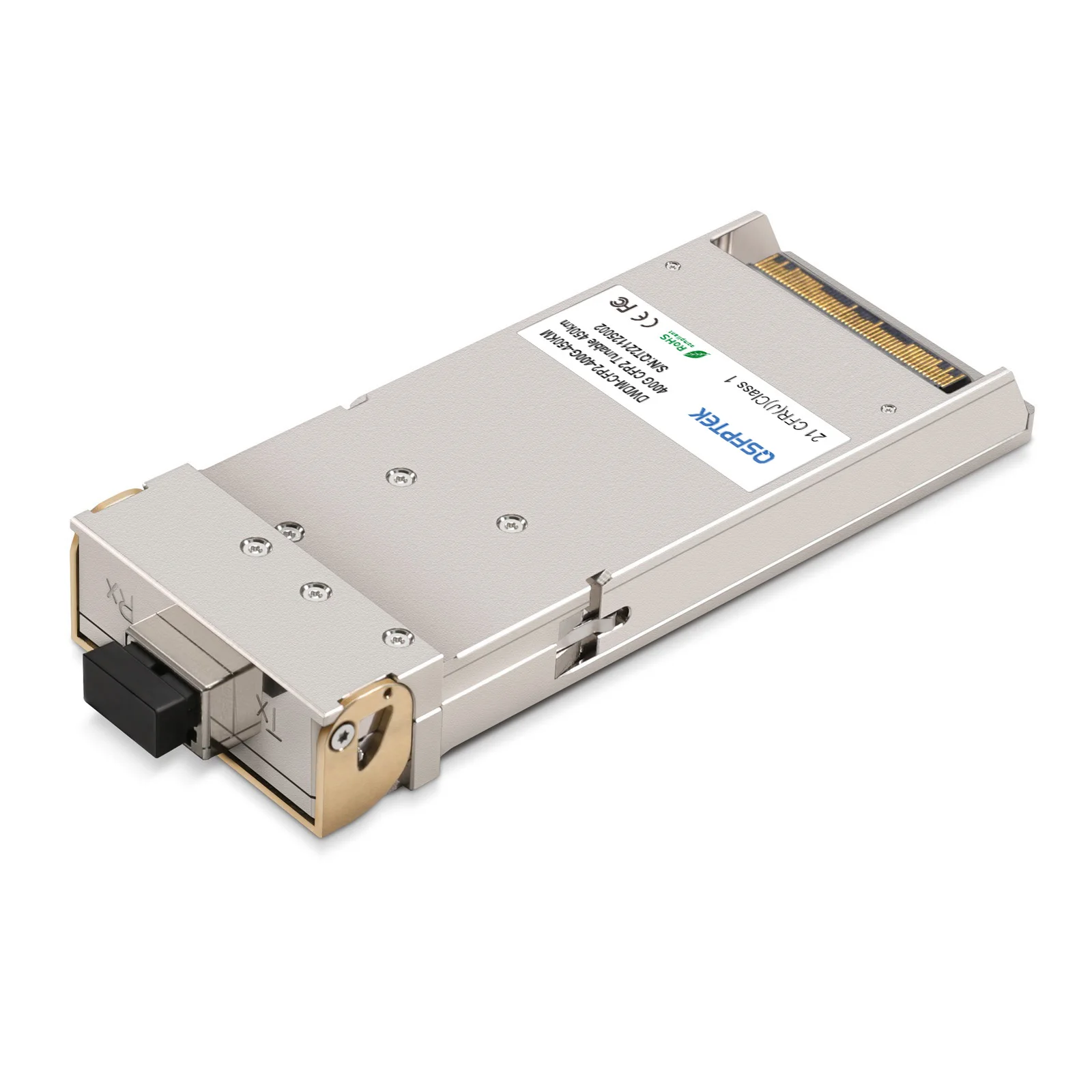 Generic Compatible 400G DWDM Tunable Coherent CFP2 DCO 450km DOM Duplex ...