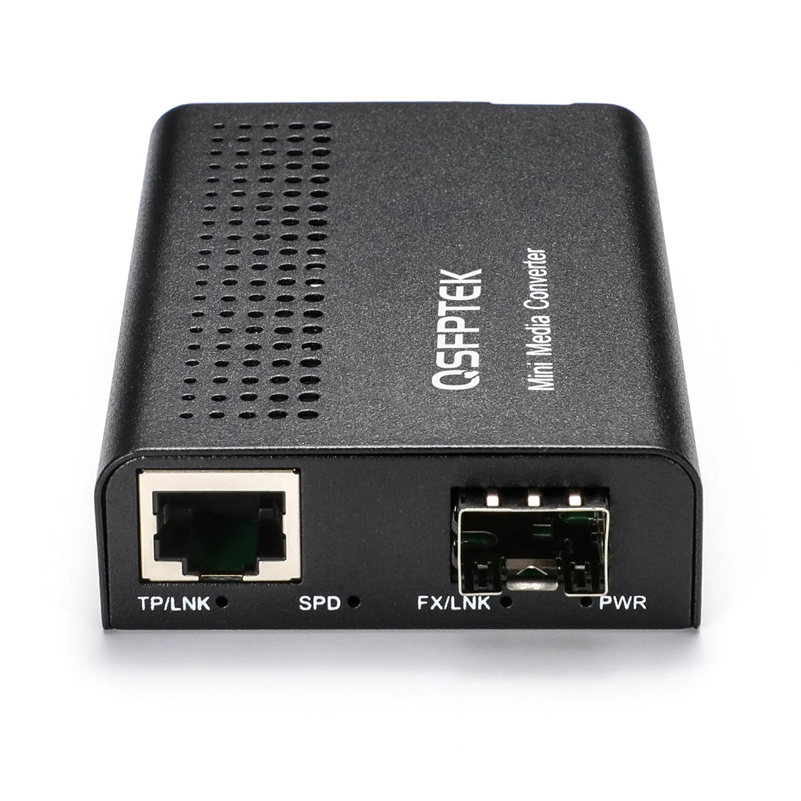 Mini Unmanaged 1x 10/100/1000Base-T RJ45 to 1x 1000Base-X SFP Slot Gigabit Ethernet to Fiber ...