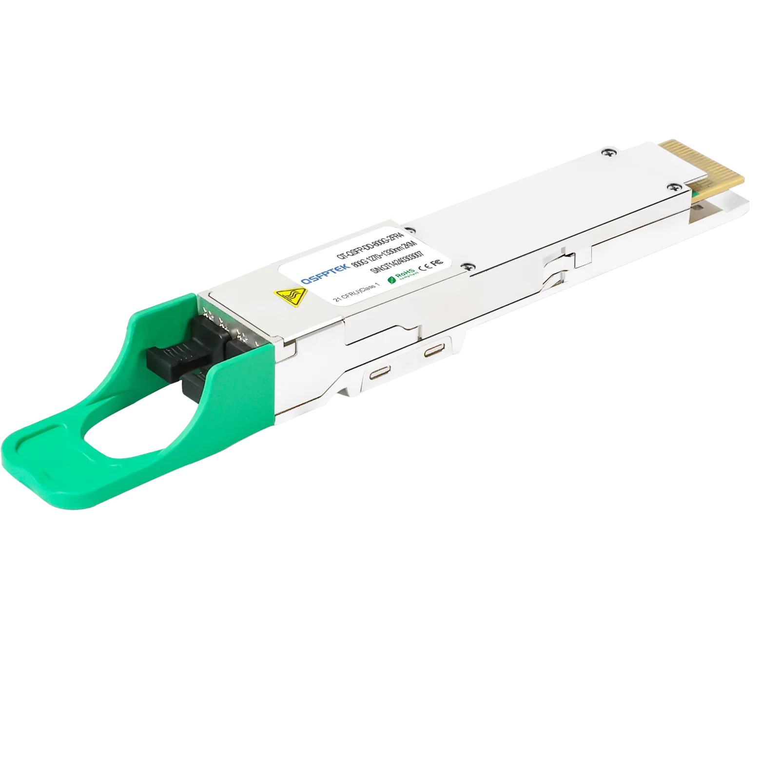 Generic 800GBASE-2FR4 QSFP-DD PAM4 2km Dual Duplex CS SMF Optical Transceiver Module - QSFPTEK