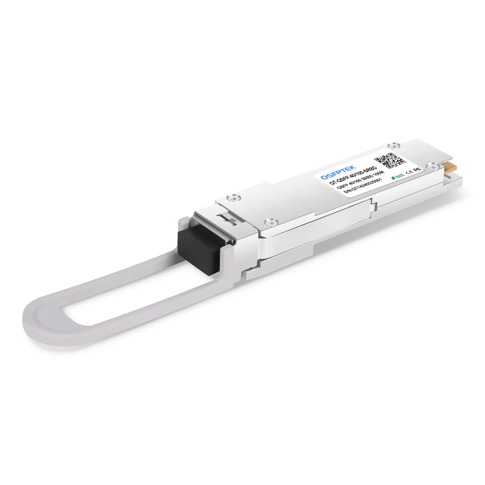 H3C QSFP-100G-BIDI-MM850 Compatible 100m LC MMF DDM Optical Transceiver ...