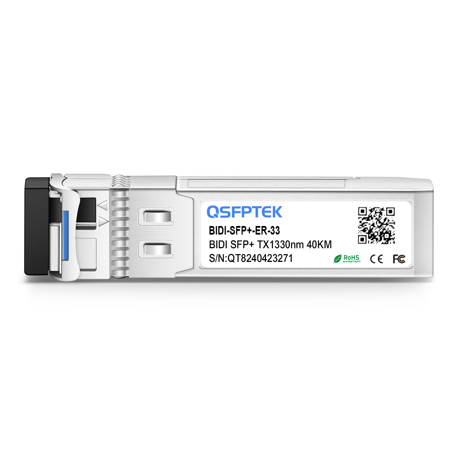 Cisco 10G SFP-10G-BX40D-I 10GBASE-BX40-D Industrial Transceiver Module - QSFPTEK