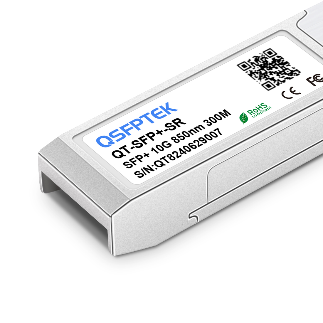 Intel E10GSFPSRX-I Compatible 10GBASE-SR SFP+ Industrial Transceiver Module - QSFPTEK