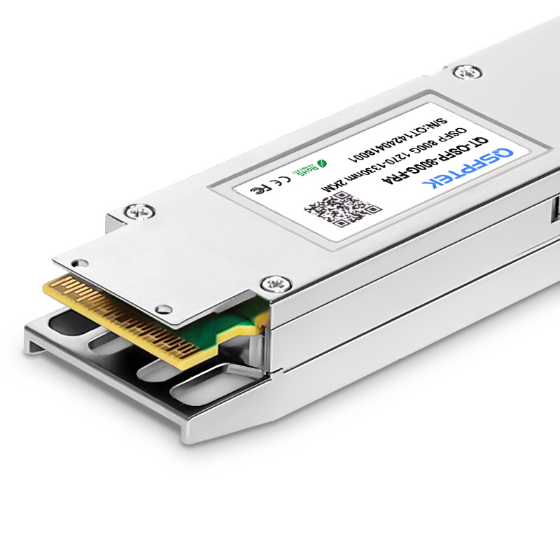 Generic Compatible 800G OSFP 2x 400G FR4 PAM4 2km Optical Transceiver Module - QSFPTEK