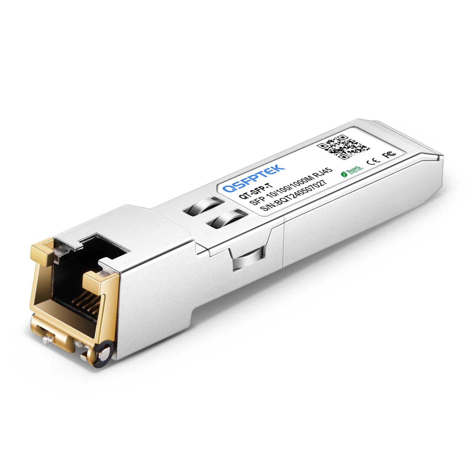 Finisar FCLF8522P2BTL 10/100/1000BASE-T SFP Compatible RJ45 SGMII SFP ...