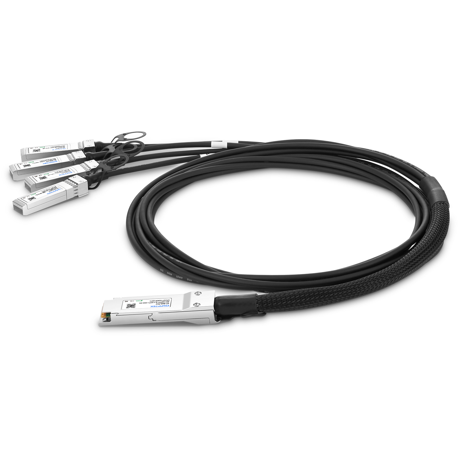 Cisco QSFP-4SFP10G-CU2M 40G QSFP+ to 4x10G SFP+ DAC Breakout Cable - QSFPTEK