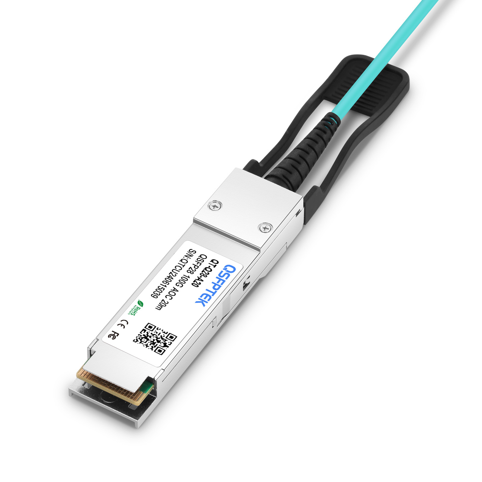 Juniper JNP-QSFP28-AOC-20M Compatible 100G QSFP28 Active Optical Cable ...