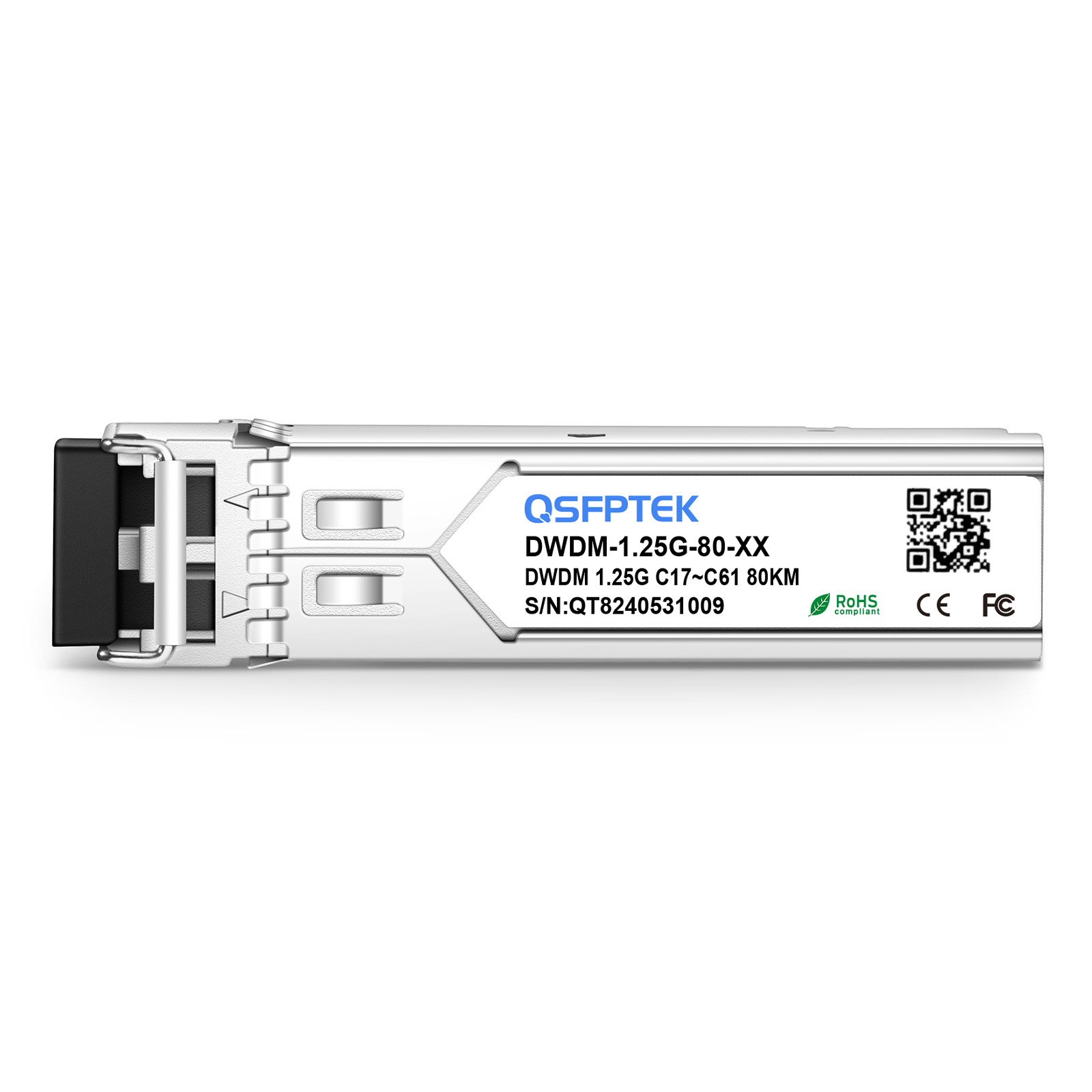 Cisco Compatible C40 1G SFP DWDM 80km 100-Ghz Grid Transceivers - QSFPTEK