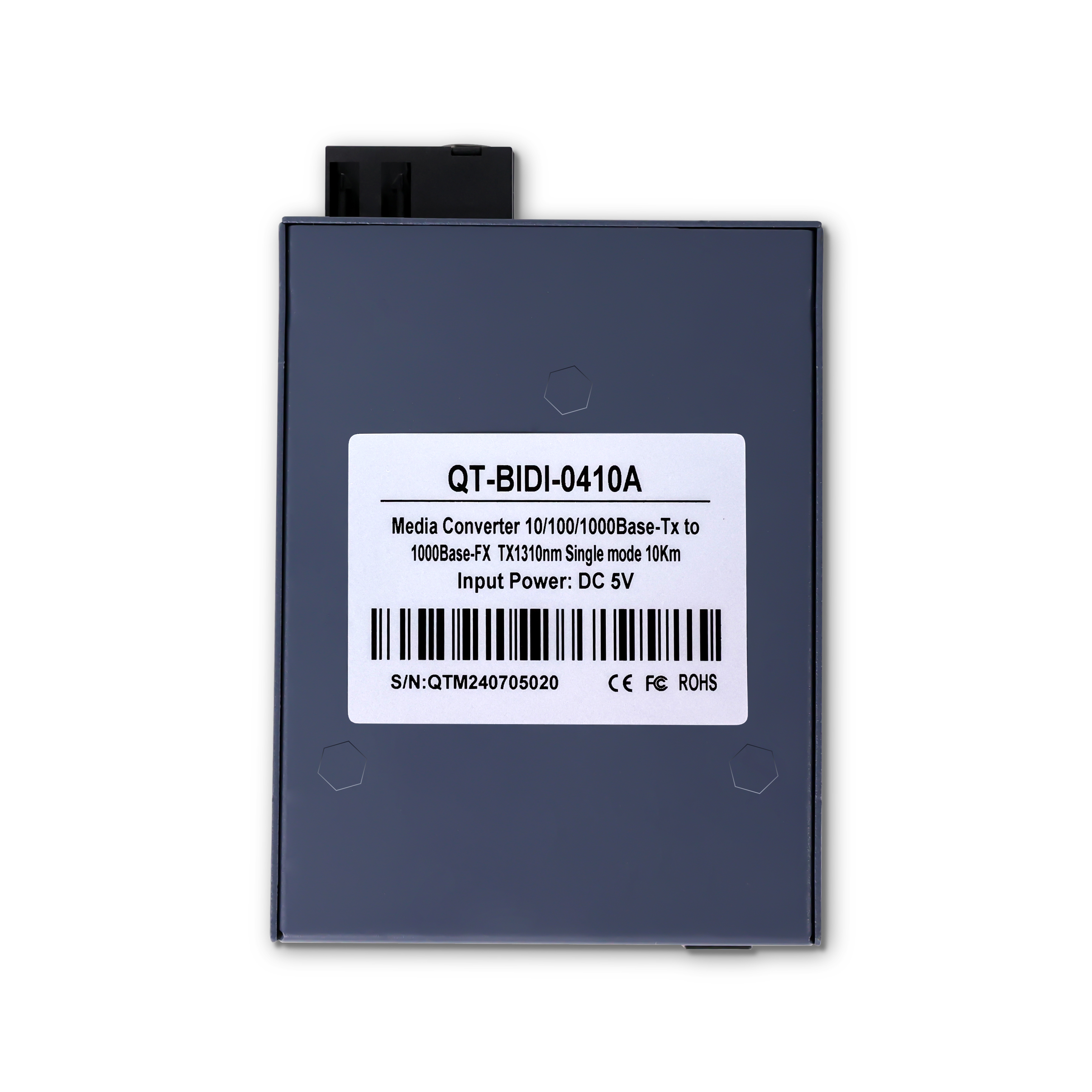 10/100/1000Base-Tx to 1000Base-LX BIDI TX1310nm Gigabit Ethernet Media ...