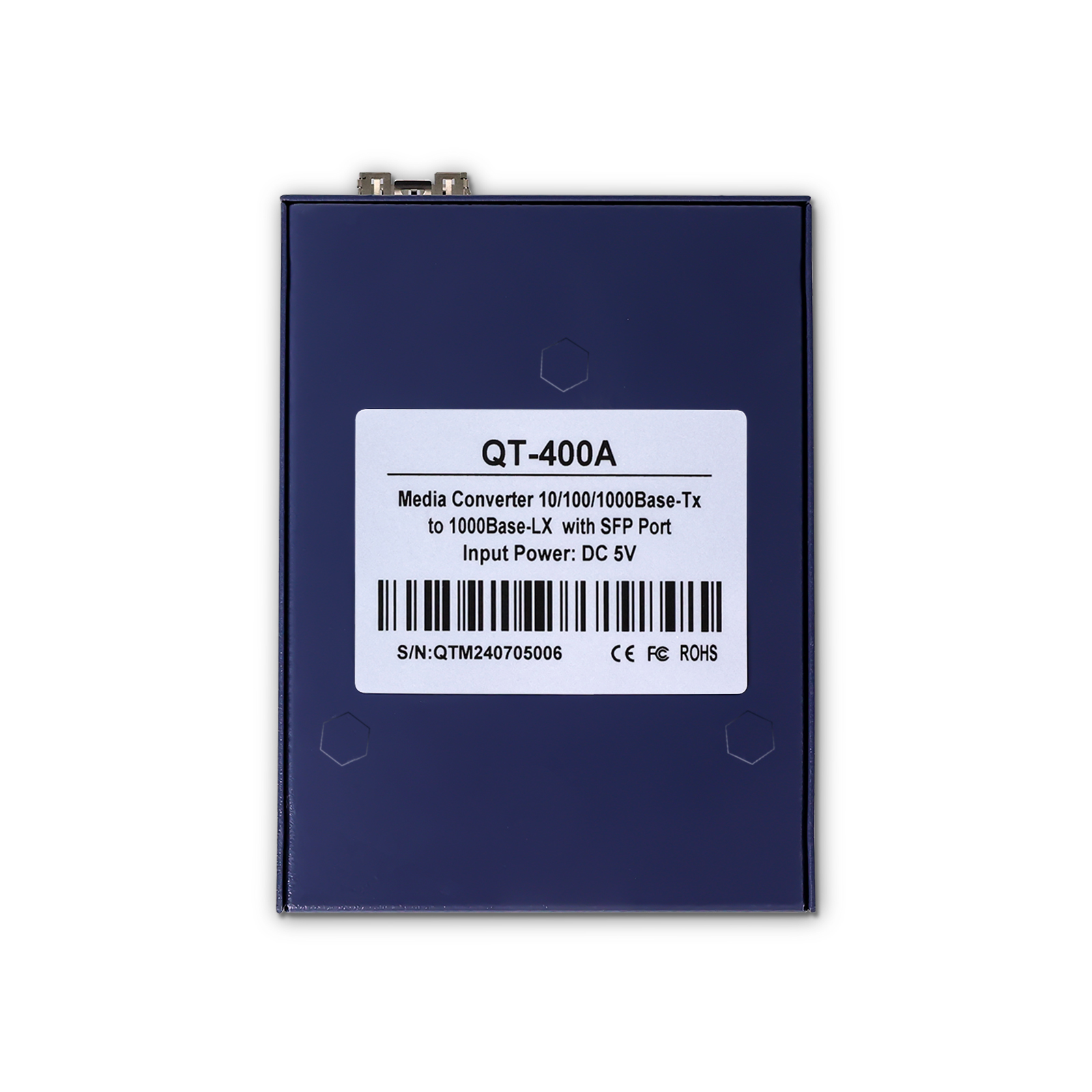 10/100/1000Base-Tx to 1000Base-LX 1Gigabit Ethernet Media Converter, AC ...