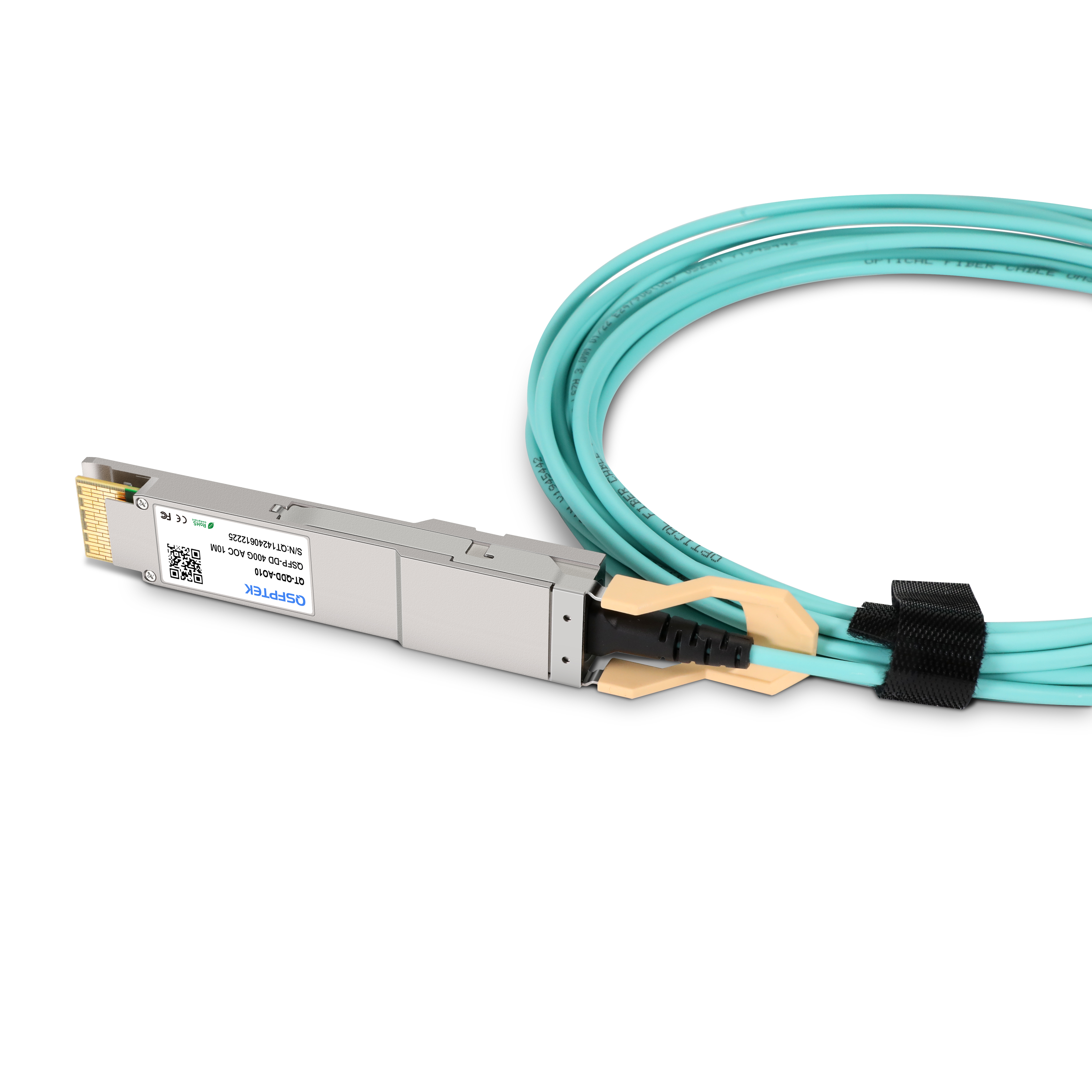 10m (33ft) NVIDIA Compatible 400G QSFP-DD Active Optical Cable (AOC ...