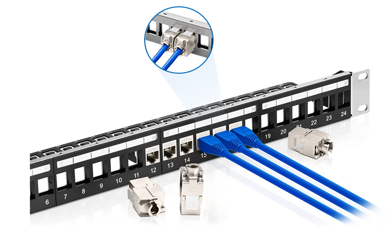 RJ45 Connector vs Keystone Jack, What's the Difference?