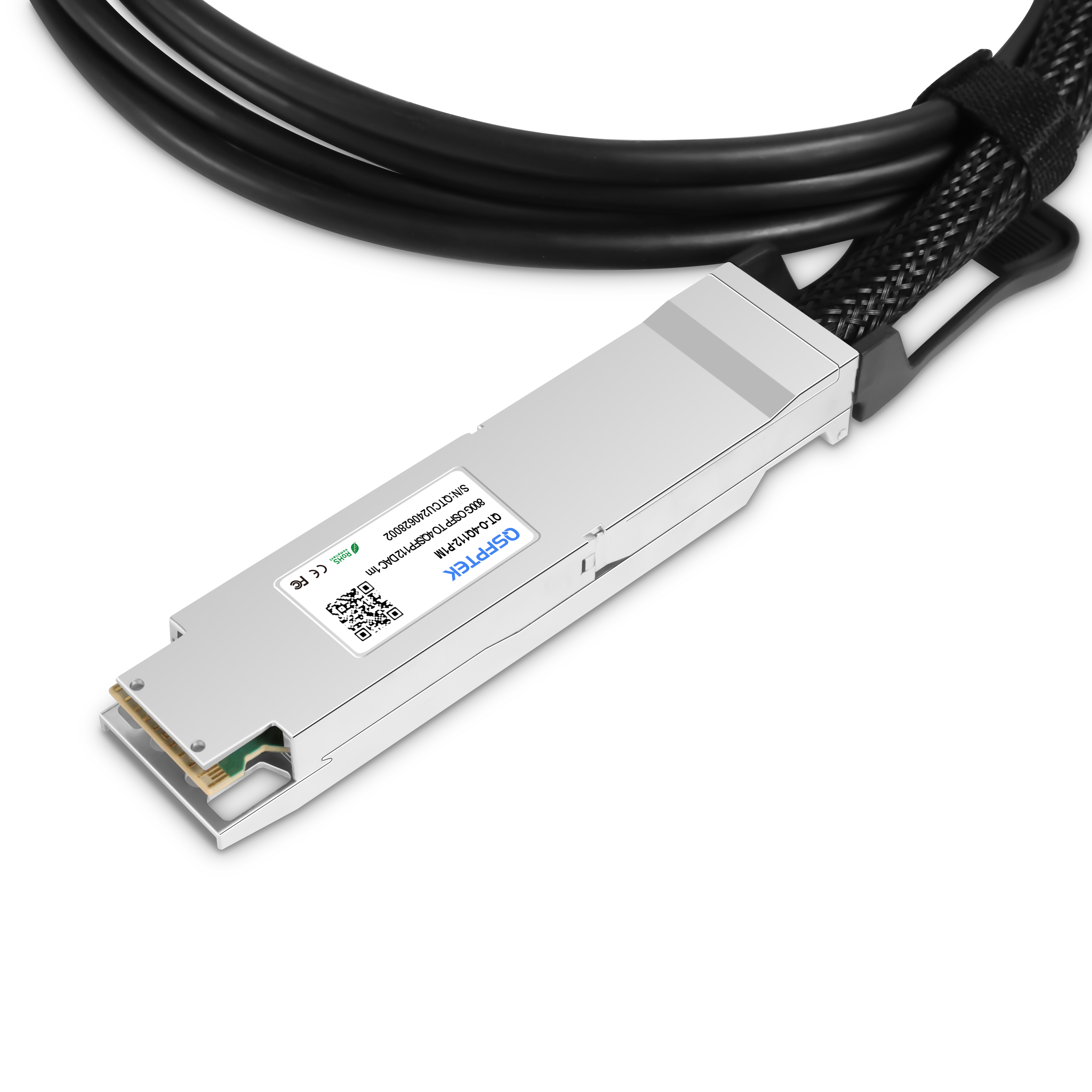 1m Mellanox Compatible 800G OSFP to 4x 200G QSFP112 Passive DAC ...