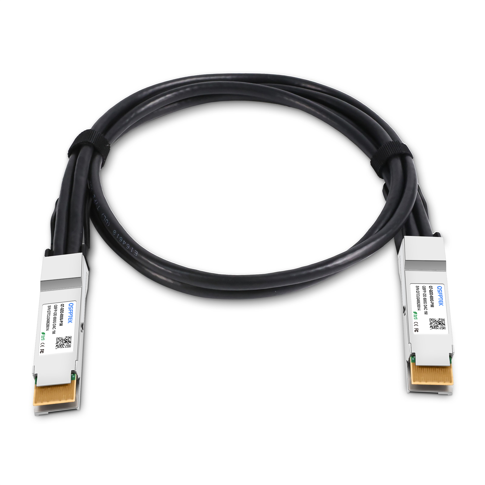 1m Mellanox Compatible 800G QSFP-DD Passive Twinax Direct Attach Copper ...