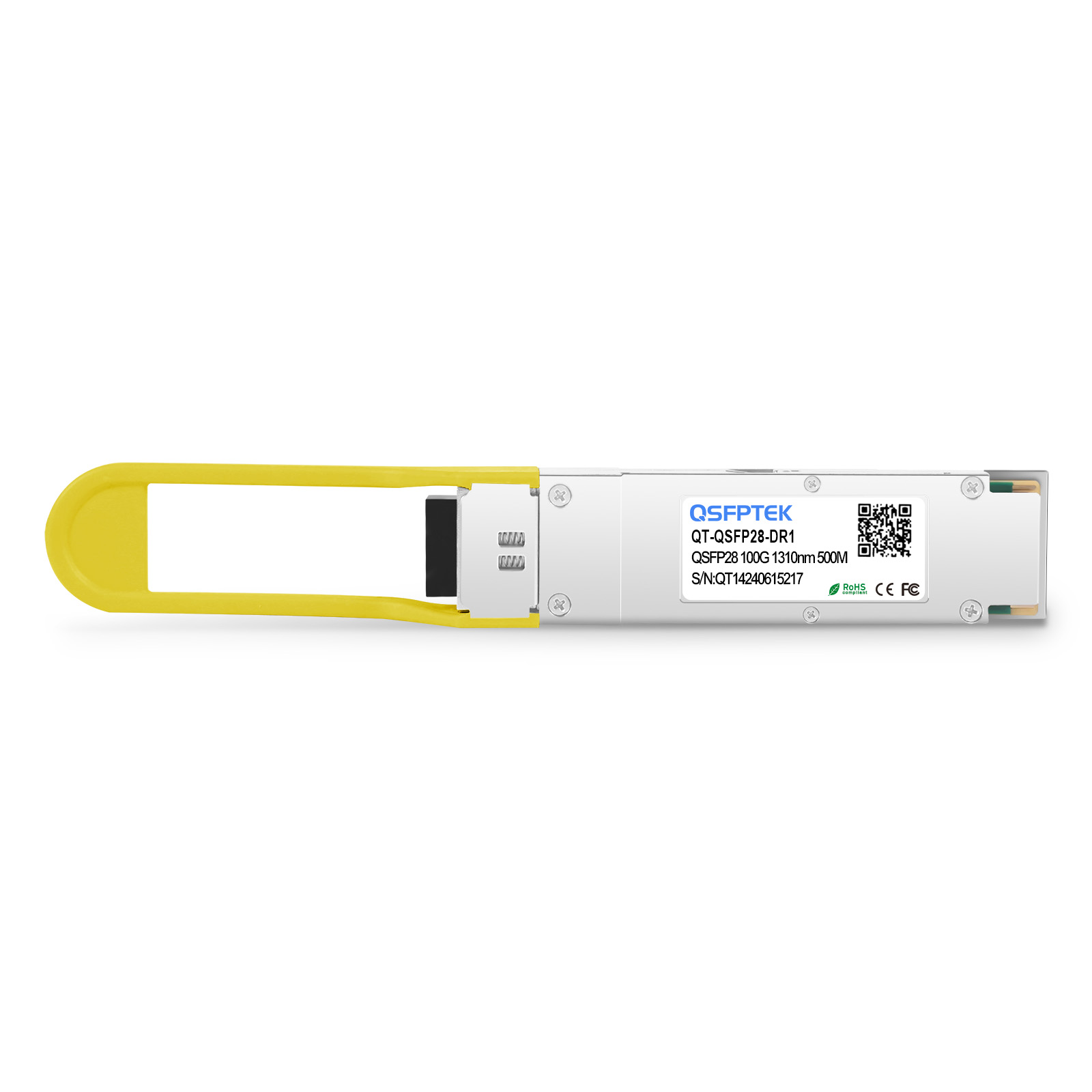 QSFP-100G-DR 1310nm 500m Single Lambda Transceiver- QSFPTEK