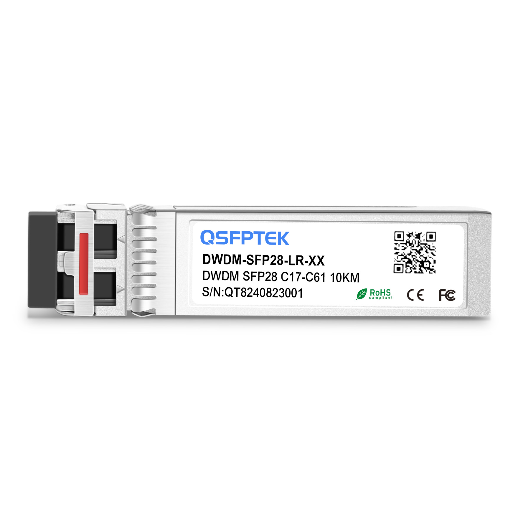 Juniper C25 SFP28-25G-DW25 Compatible 25G DWDM SFP28 Transceiver Module - QSFPTEK