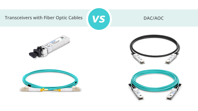 DAC/AOC vs. Transceivers with Fiber Optic Cables, What’s the Difference?
