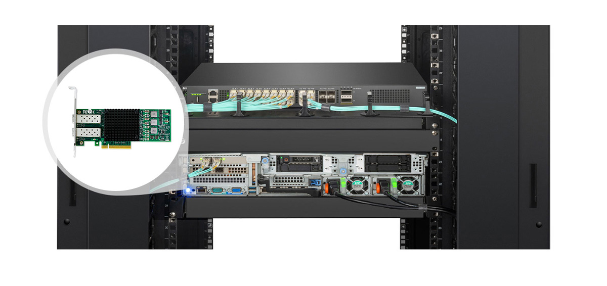 10G Dual Port SFP+ Broadcom BCM57810S Ethernet Network Interface Card